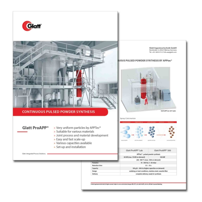 Reactors - Glatt Powdersynthesis