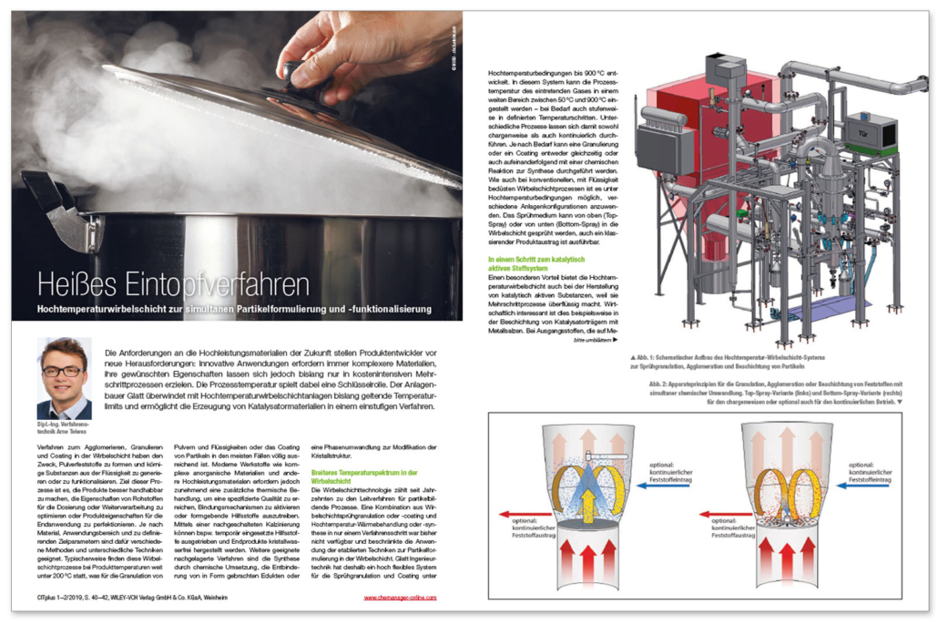 Hot one-pot process - high temperature fluidized bed for simultaneous ...