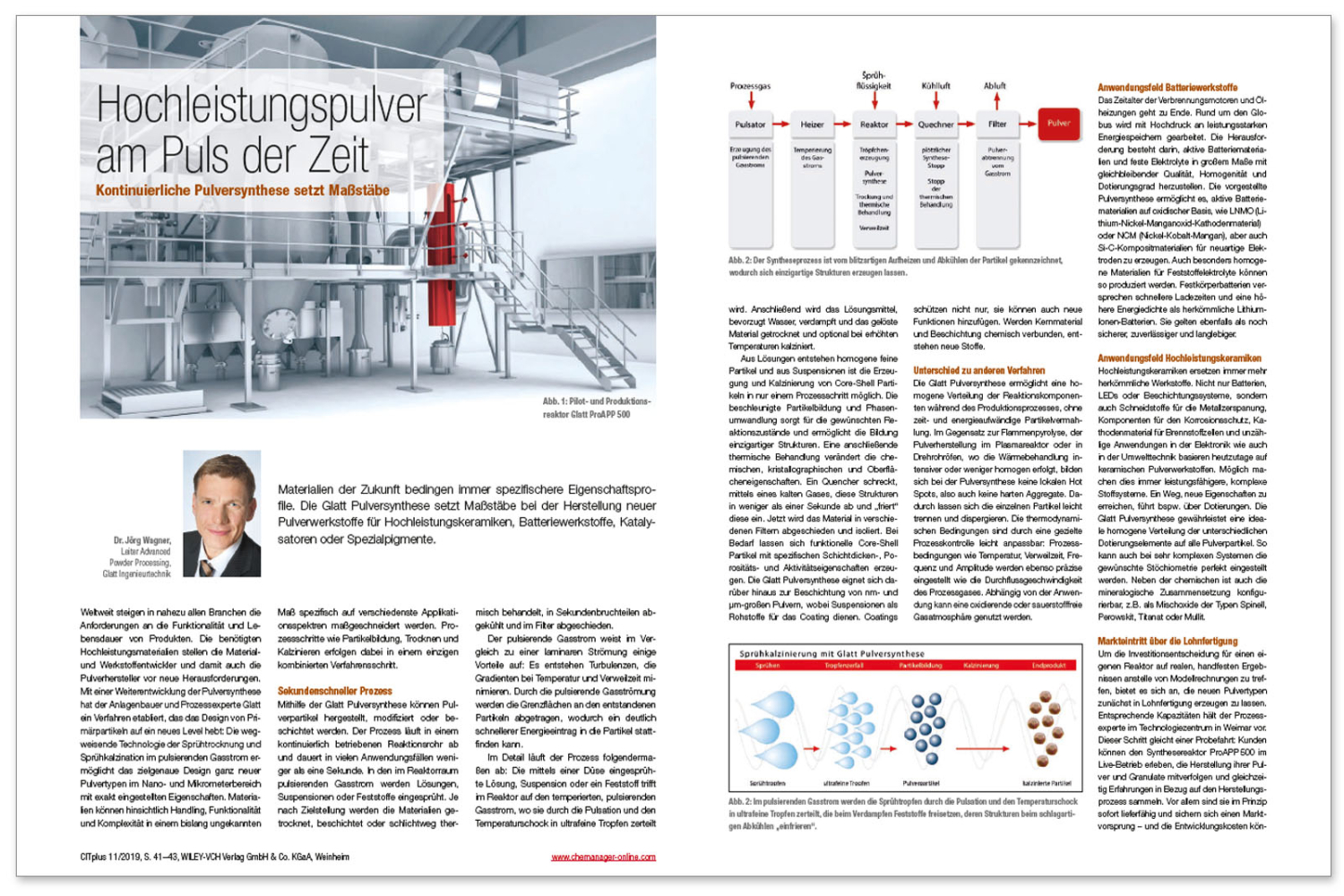 High-performance powders at the cutting edge - Continuous powder ...